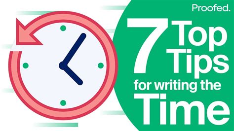 7 Top Tips For Writing The Time Proofed YouTube