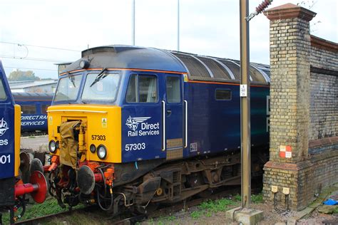 57303 Drs Class 57 57303 Sits In Norwich Yard Awaiting The Flickr