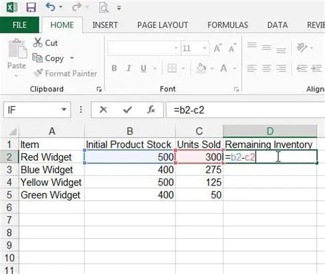 How To Subtract In Excel With A Formula An Easy Step Guide Solve Your Tech