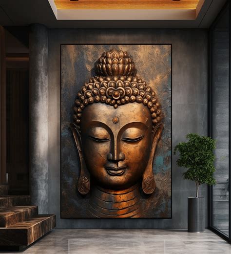 Zen Buddha Wall Art Asian Home Decor Digital Print Etsy