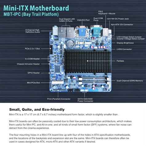 Fanlesstech Bay Trail Mini Itx