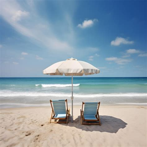 Premium Photo Coastal Dreamscapes Sandy Beach Majestic Skies And