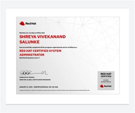 shreya salunke on linkedin redhat redhatcertification 16 comments