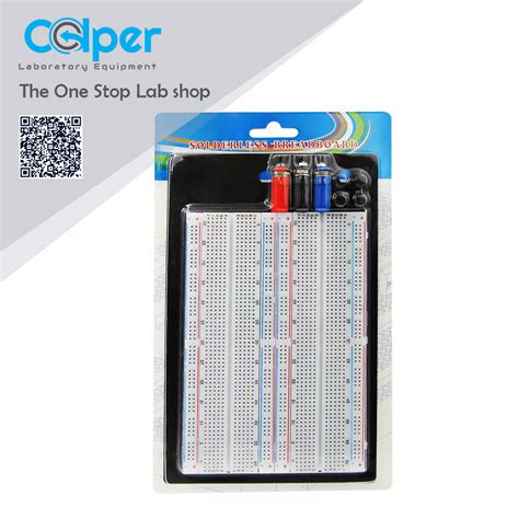 Small Solderless Breadboard 1660 Point Colper Lk Small Solderless Breadboard 1660 Point Colper Lk