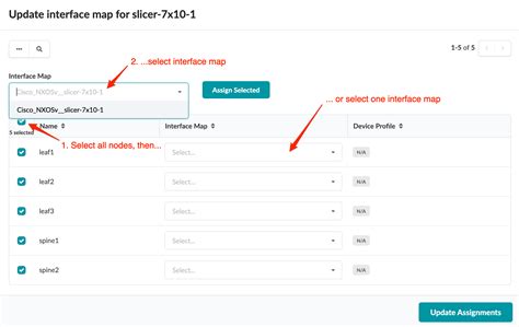Assign Interface Maps Device Profiles Apstra 5 1 Juniper Networks