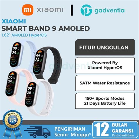 Jual Xiaomi Smart Mi Band 8 9 Miband 8 9 Garansi Resmi Jam Tangan Fitness Olahraga SP02