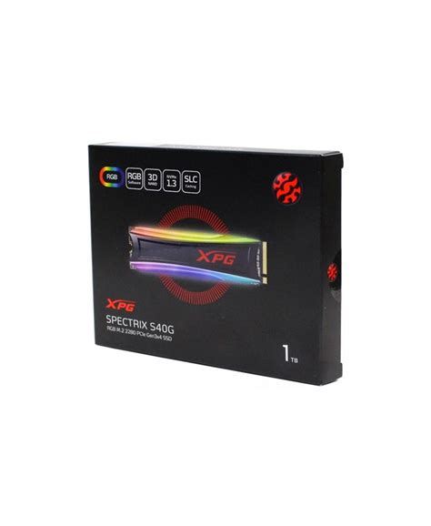 XPG SPECTRIX S40G RGB Gaming SSD: 1TB PCIe Gen3x4 M.2 2280 NVMe ...