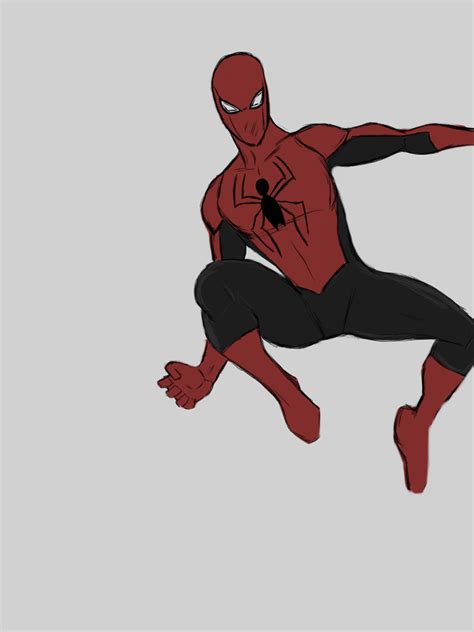 Spider Man Year Six Superior By Crouchmansketcher On Deviantart