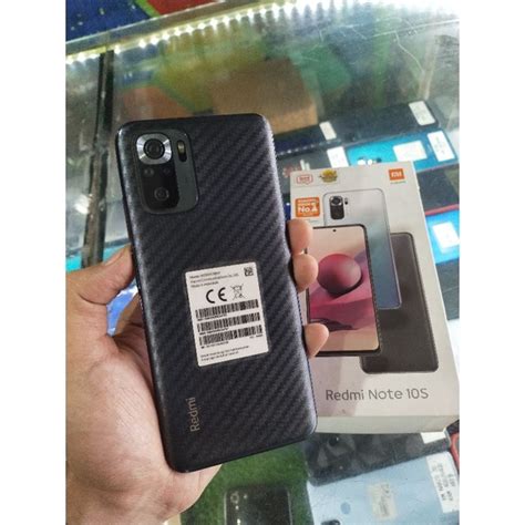 Jual XIAOMI REDMI NOTE 10S RAM 6 64GB 8 128GB SEKEN SECOND BEKAS Shopee Indonesia