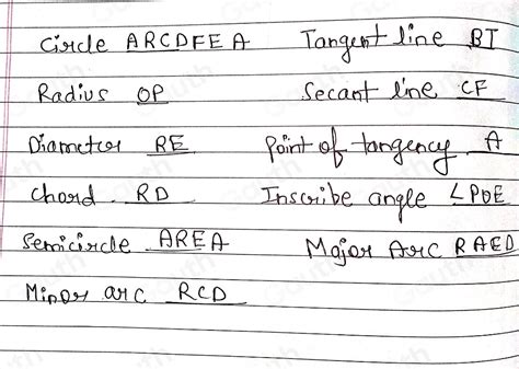 Solved Il Using The Same Given Figure Answer The Following Questions M Of A Radius