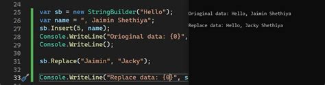 String Builder In NET C Usage And Example