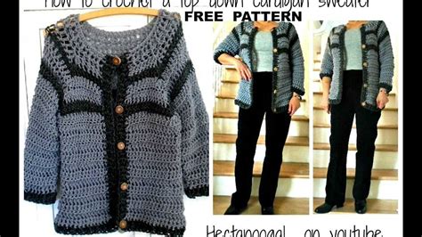 Easy And Free Top Down Cardigan Knitting Pattern