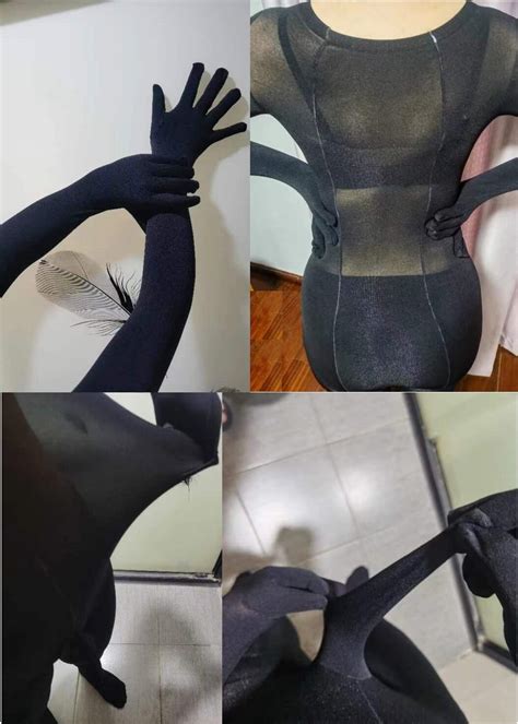 220lbs Unisex Velvet Full Bodystocking Bodysuit Anti Hook Catsuit With