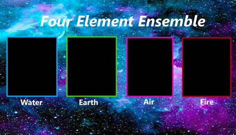 Four Element Ensemble Template By Gamers666girl On Deviantart