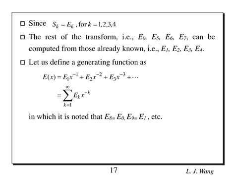 Ppt Introduction To Reed Solomon Coding Part Ii Powerpoint