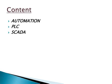 Ppt On Industrial Automation Plc Scada Pptx