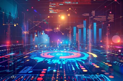 Premium Photo Analytics And Visualization Of Data For Business