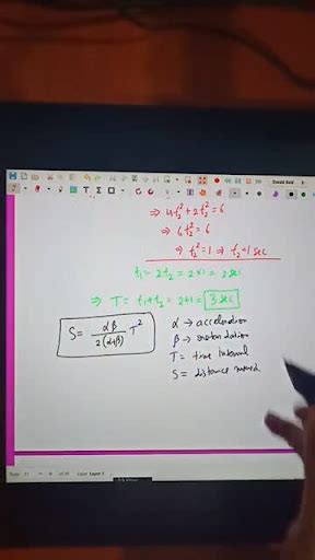 A Particle Starts From Rest And Travels A Distance Of M Along A Straigh