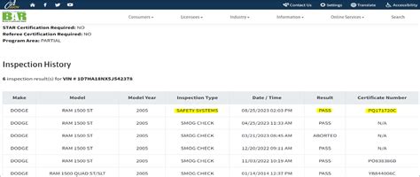 19 090 Vehicle Safety System Inspection Program California Dmv
