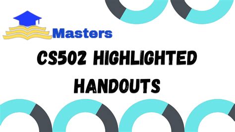 Cs502 Highlighted Handouts By Masters