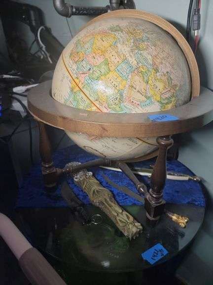 Tabletop Globe No Other Contents Advantage Auction