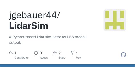 Github Jgebauer Lidarsim A Python Based Lidar Simulator For Les Model Output