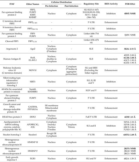 Table 1 From The Repurposing Of Cellular Proteins During Enterovirus A71 Infection Semantic