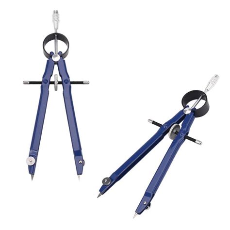 2 Pack Drafting Compass With Lock Math Bow Compass Drawing Metal Darazlk
