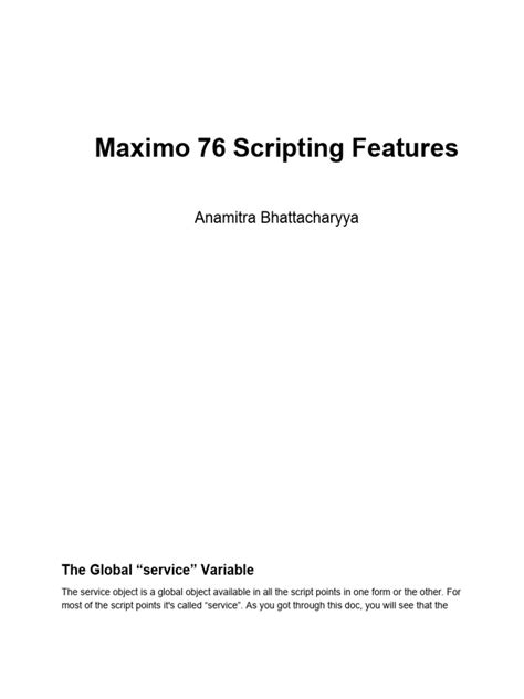 Ibm Maximo Scritpingguide Pdf Uniform Resource Identifier Json