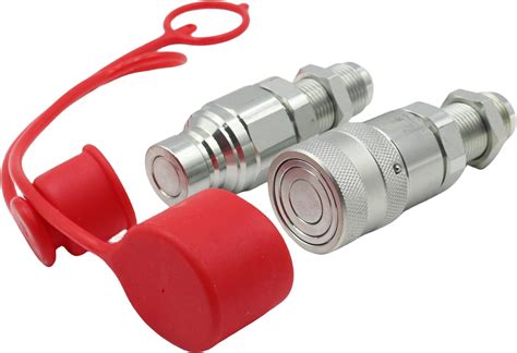 Flat Face Hydraulic Quick Connect Couplers 12 Body 58