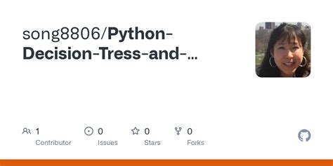 Github Song8806 Python Decision Tress And Random Forest