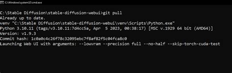 How To Update Stable Diffusion WebUI - Pttrns