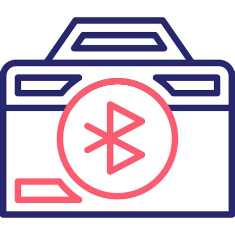 Bluetooth Generic Outline Color Icon