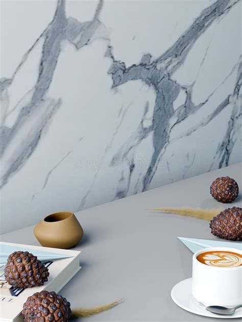 Background For Product Placement 3d Render Stock Illustration