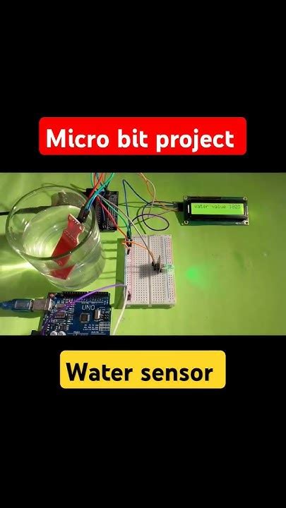 Water Sensor With Micro Bit Microbitarduinoarduinoproject