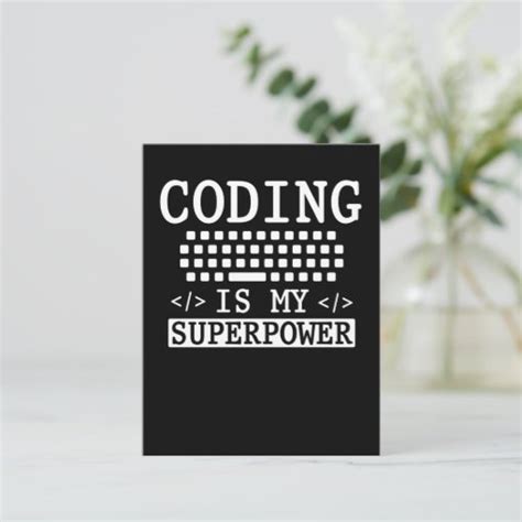 Funny Programmer Computer Science Coder Postcard Zazzle