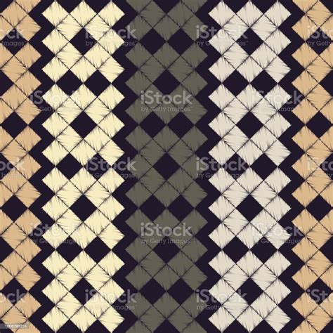 원활한 추상 기하학적 패턴입니다 픽셀의 패턴입니다 모자이크 텍스처입니다 Brushwork입니다 화를 손으로 텍스처를 낙서 섬유 교감입니다 개념에 대한 스톡 벡터 아트 및