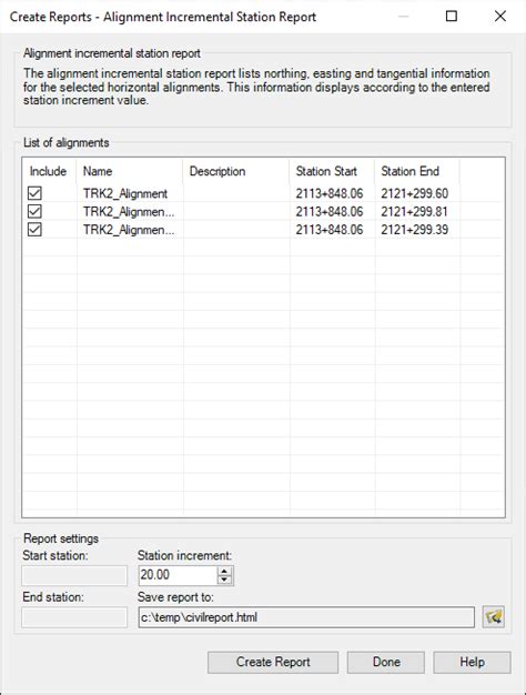 Creating A Report Of Elevation From Offset Alignments Civil 3d Dynamo
