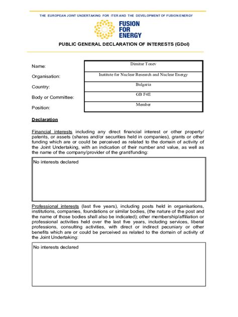 Fillable Online 10 Years Ago The Agreement That Established Iter Fax