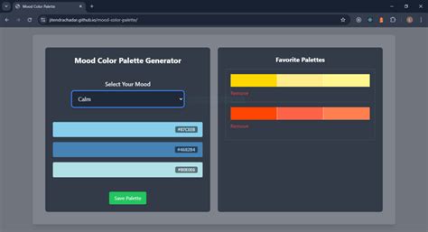 Create A Mood Color Palette App Using React And Tailwind Css React Mayhem