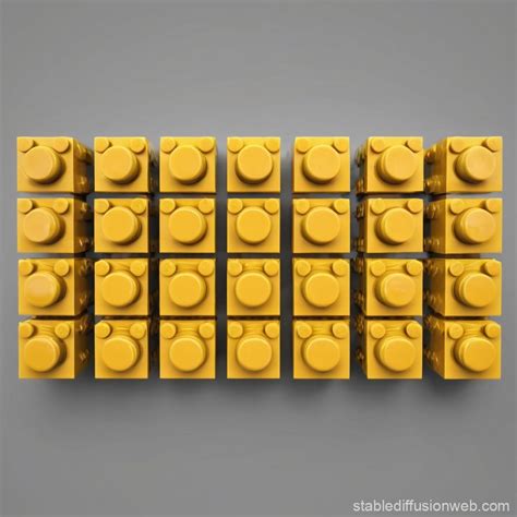 Symmetrical Yellow Lego Texture Stable Diffusion Online