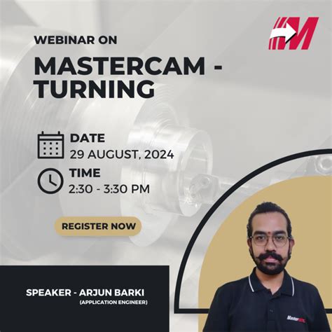 mastercam india webinar mastering advanced techniques in turning