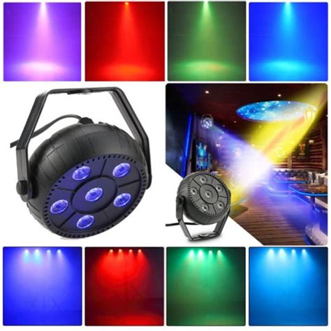 Mini Rgb Led Par Light Sound Sensor And Automatic Lights Shopee Philippines