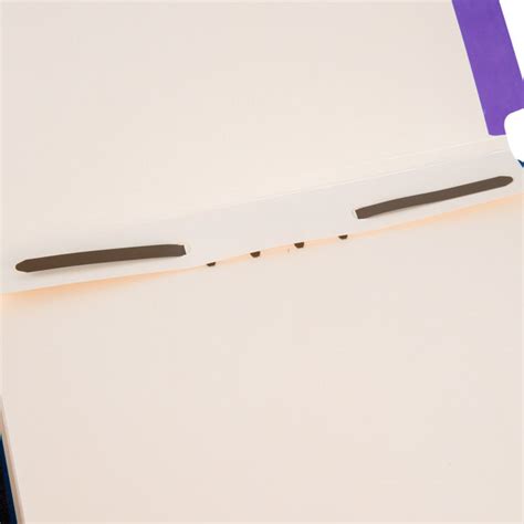 Pendaflex PFX SER 1 BL Letter Size Personnel Fastener Folder With 1 Fastener And 5 Tab Dividers