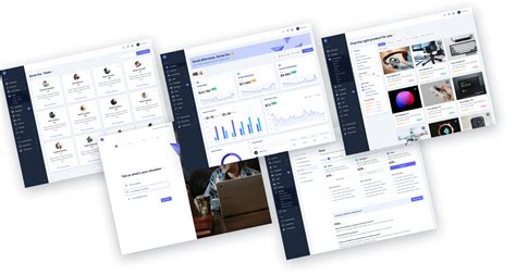 Tailwind CSS Admin Dashboard Template Mosaic Ease Template