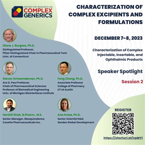 Center For Research On Complex Generics Crcg On Linkedin Generics Genericdrugs Excipients