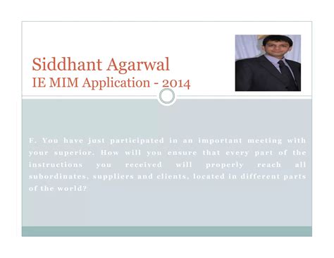 Siddhant Agarwal Presentation Ppt