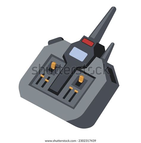 Radio Controller Buttons Drone Unmanned Aerial Stock Vector Royalty