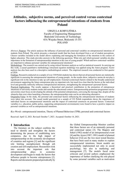 Pdf Attitudes Subjective Norms And Perceived Control Versus