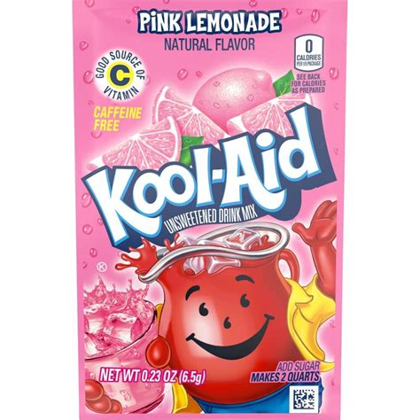 Kool Aid Pink Lemonade 65 G Erfrischender Zitronen Drinkmix In Pin